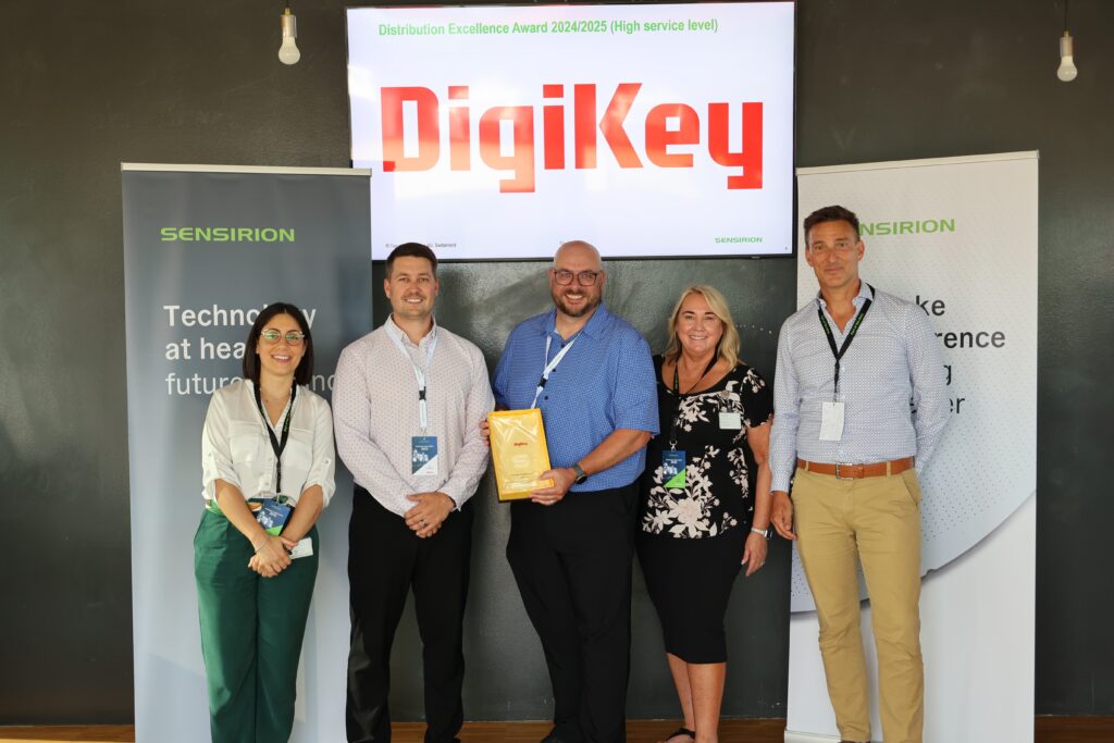 DigiKey Receives Sensirion Global Distribution Excellence Award - MAXI ...